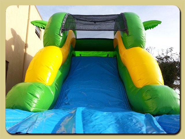 Tropical Bounce House Slide Combo Rental - BOUNCE PARTY RENTALS