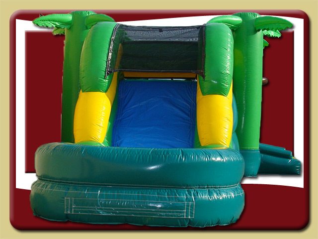 Tropical Bounce House Slide Combo Rental - BOUNCE PARTY RENTALS