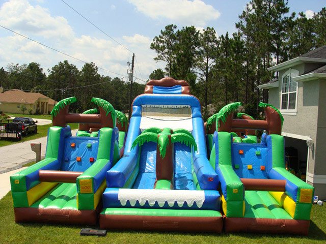 Aqua Extreme Obstacle Course - BOUNCE PARTY RENTALS