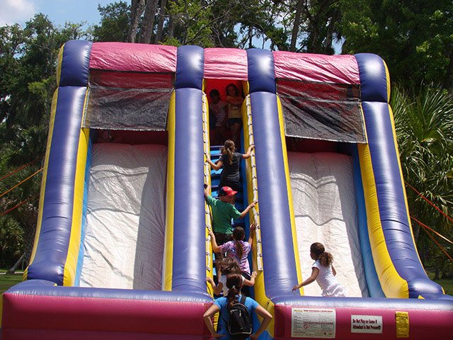 Monster large Inflatable Slide - BOUNCE PARTY RENTALS