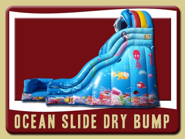 Ocean Dry Bump Slide - BOUNCE PARTY RENTALS