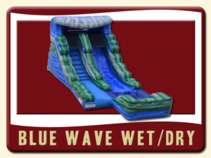 Blue Wave Water Slide w/Pool - BOUNCE PARTY RENTALS