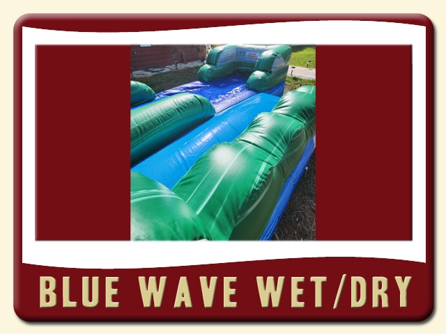 Blue Wave Water Slide w/Pool - BOUNCE PARTY RENTALS