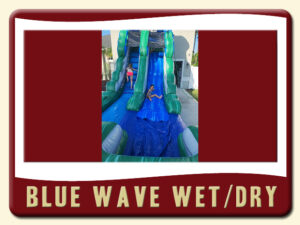 Blue Wave Water Slide w/Pool - BOUNCE PARTY RENTALS