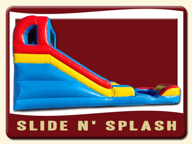 Slide N' Splash Water Slide w/ GIANT POOL! - BOUNCE PARTY RENTALS