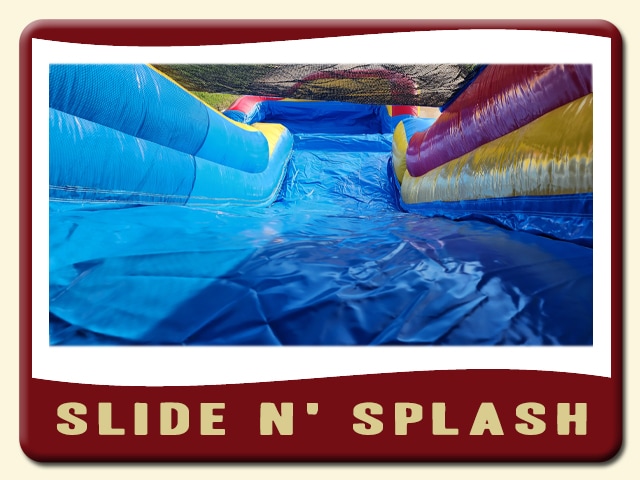 Slide N' Splash Water Slide w/ GIANT POOL! - BOUNCE PARTY RENTALS