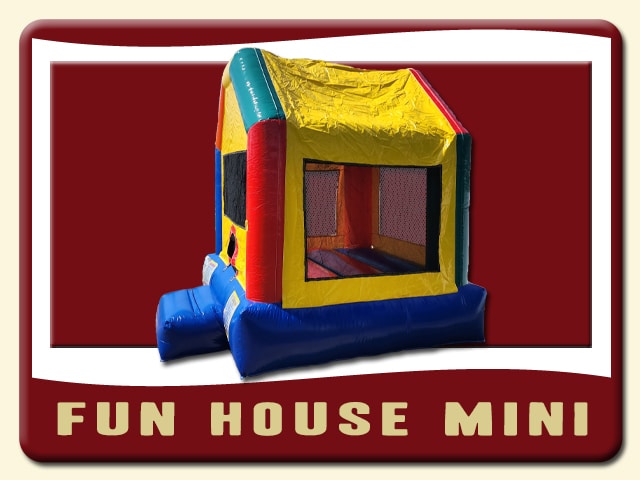 Fun House Mini Bounce House Rental - BOUNCE PARTY RENTALS