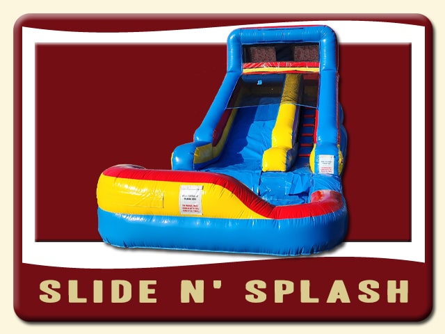 Slide N' Splash Water Slide w/ GIANT POOL! - BOUNCE PARTY RENTALS