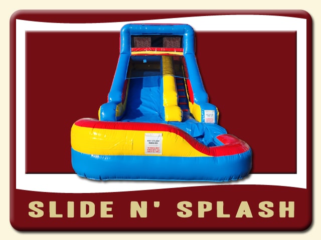 Slide N' Splash Water Slide w/ GIANT POOL! - BOUNCE PARTY RENTALS