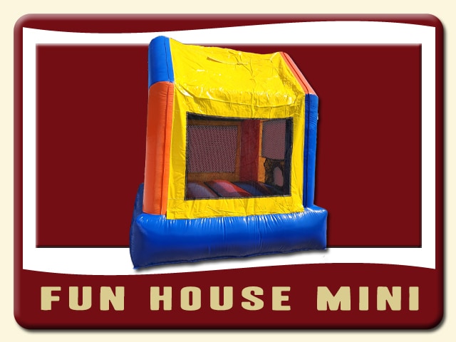 Fun House Mini Bounce House Rental - BOUNCE PARTY RENTALS