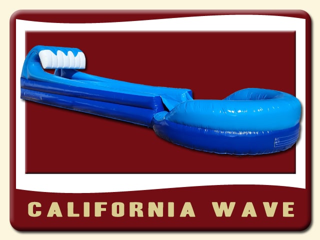 California Wave Slip N' Slide Pool - BOUNCE PARTY RENTALS