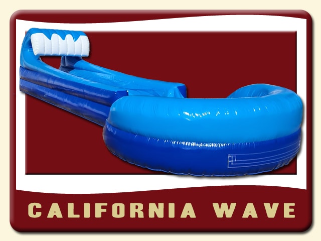 California Wave Slip N' Slide Pool - BOUNCE PARTY RENTALS